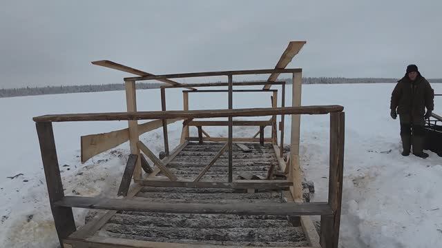 ГУСИНЫЙ Скрадок на болоте. Караулка на гуся.