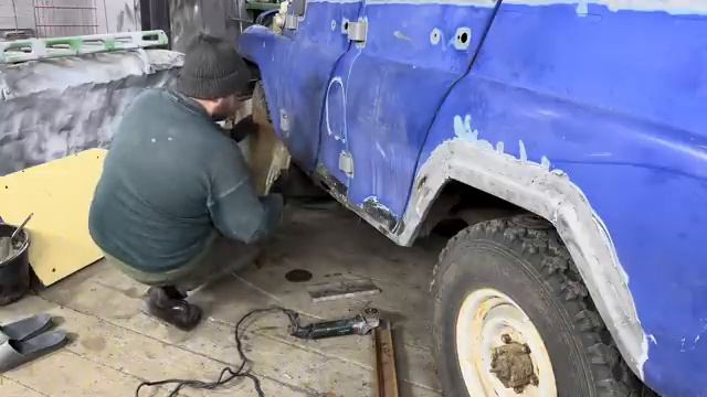 🔥 ПЕСКОСТРУЙНАЯ ОБРАБОТКА УАЗ 🔨 Как восстановить старый автомобиль с помощью аппарата БУЛАТ! ✅