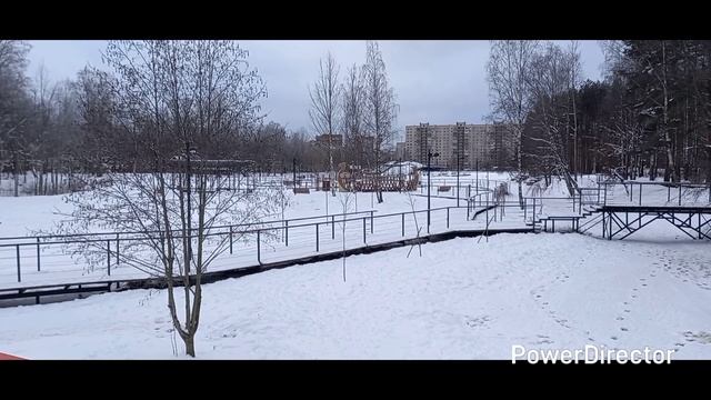 Река Лапка ( Жерновка ) зимой.