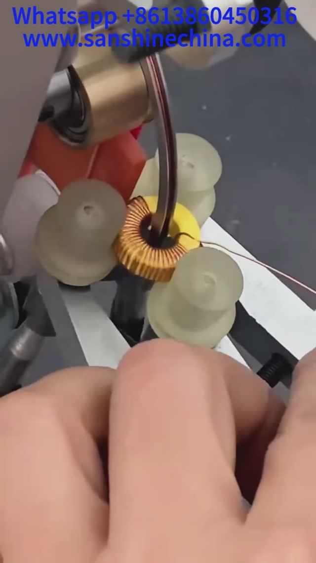 SS900B6 ленточный автомат обмотки двухслойных тороидальных дросселей