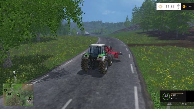Farming Simulator 2015 Карта Бьорнхольм Новый трактор