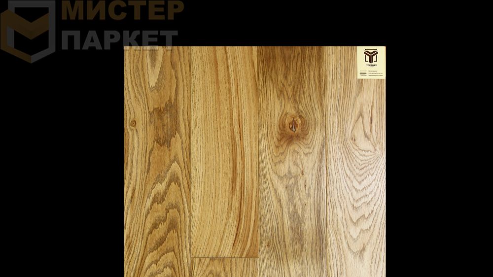 Инженерная доска Tokarev Parquet Дуб 27 Монгольский 150 мм Натур
