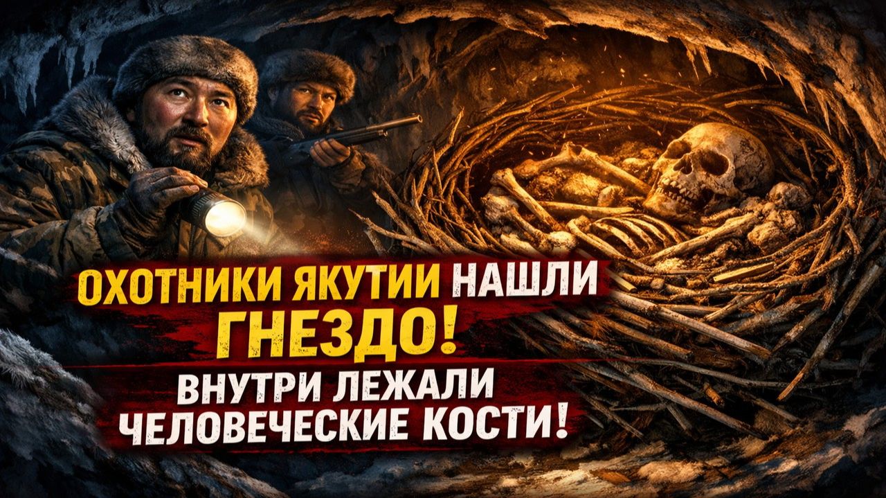 ОХОТНИКИ ЯКУТИИ НАШЛИ Гнездо Чего то ОГРОМНОГО! Внутри Лежали Человеческие Кости! Страшные Истории