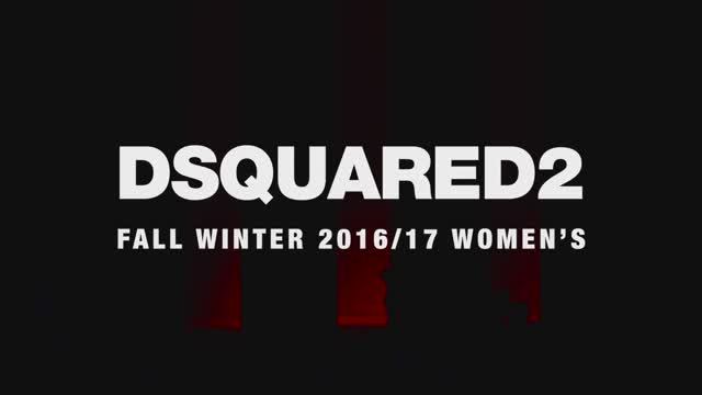 Показ женской коллекции Dsquared2 осень-зима 2016-2017