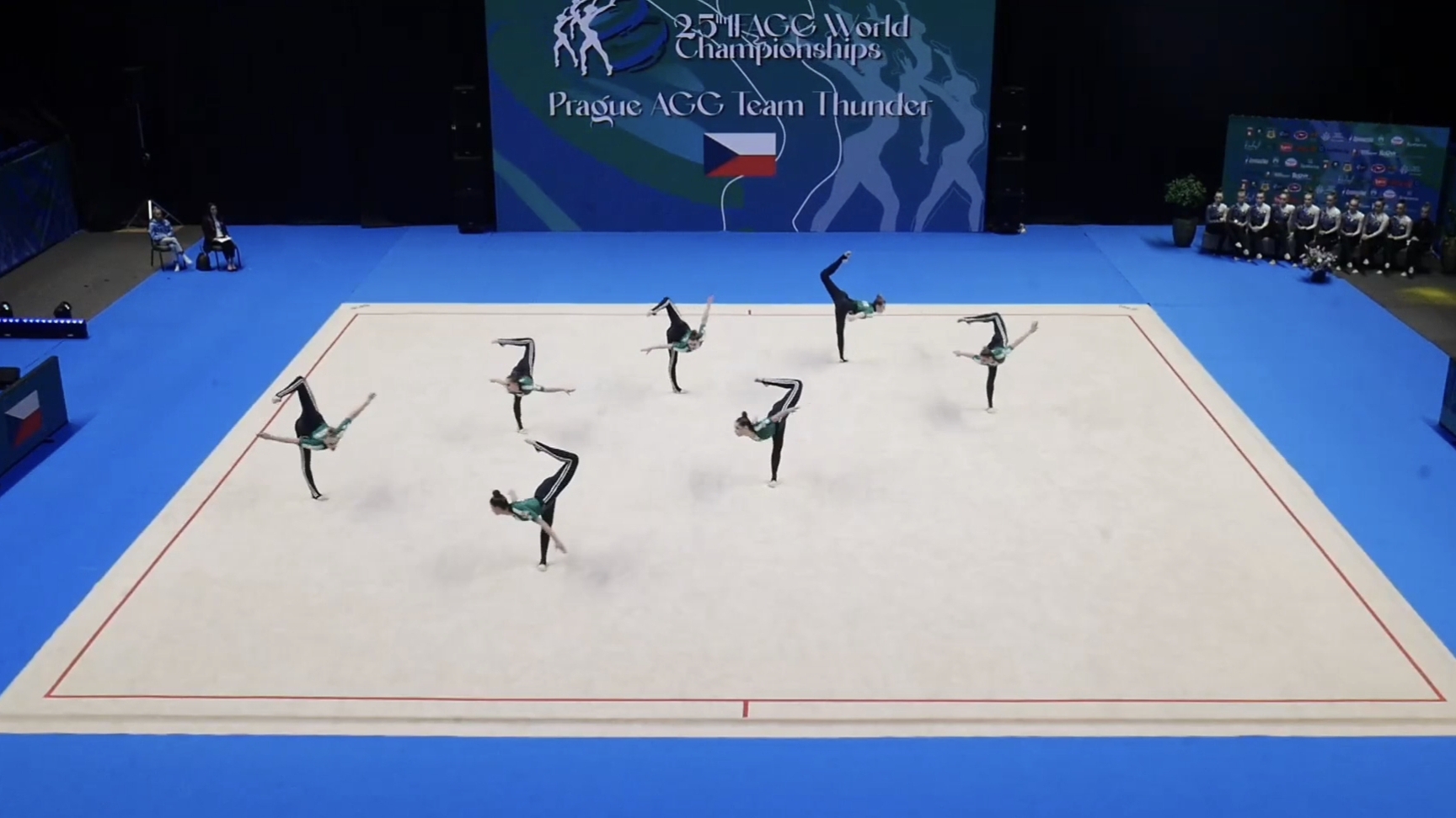 PRAGUE AGG TEAM THUNDER CZE IFAGG World Championships 2025 #эстетическаягимнастика #aestheticgroupgy