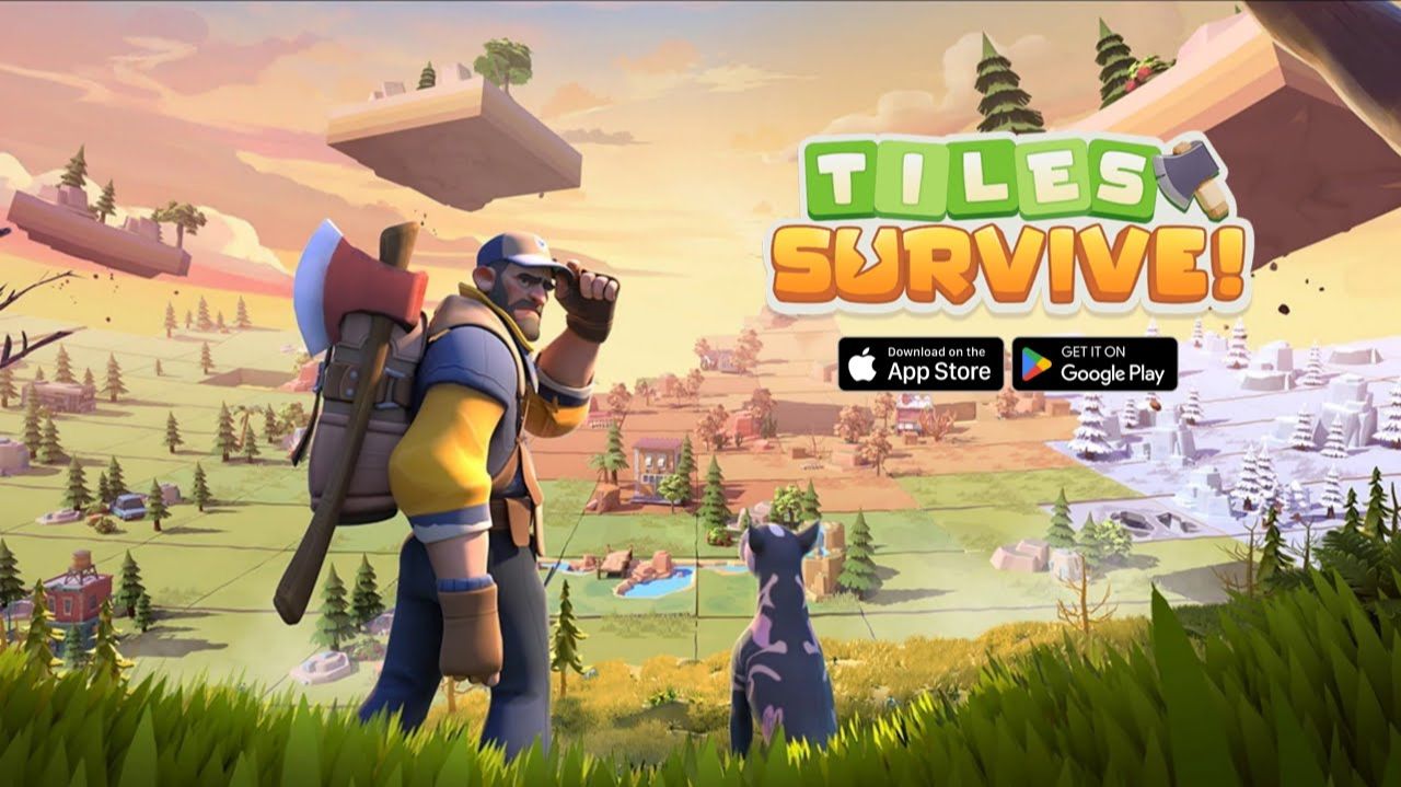 Tiles Survive! - Мир плиток - Начало игры