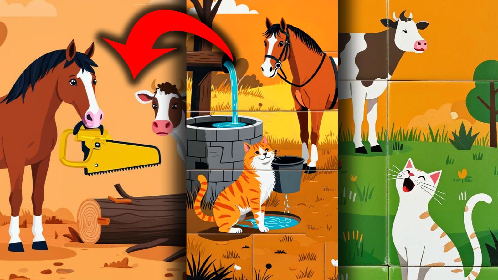 Сказка про кота Матвея, который гулял сам по себе