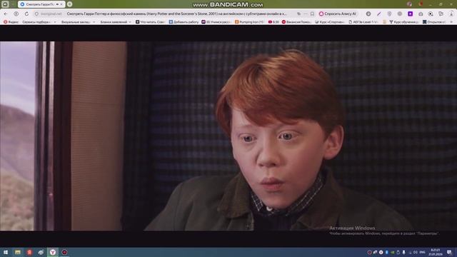 Урок английского по "Гарри Поттер и философский камень". Сцена в поезде.