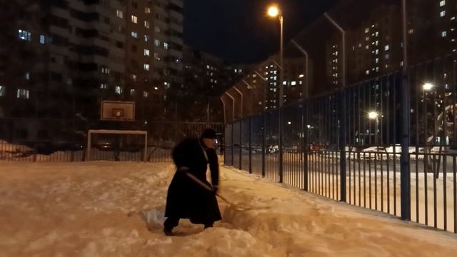 Отработка ударов двойным цепом