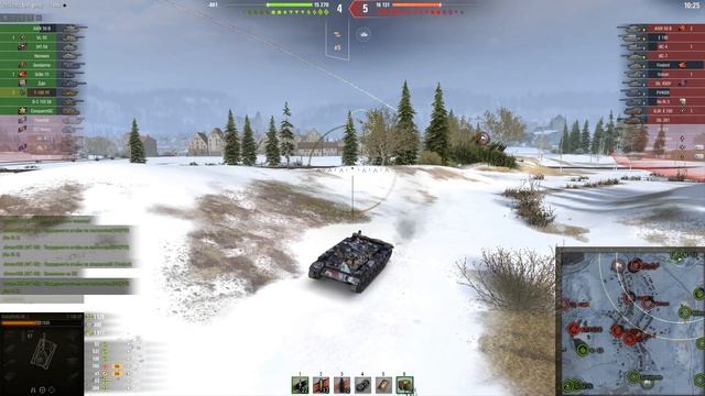 World Of Tanks. Бой на Т-100 ЛТ (Мастер)