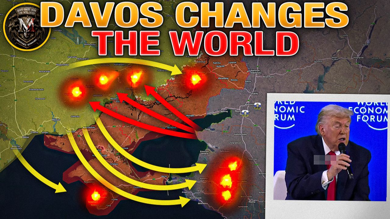 Trump in Davos🕴️ Negotiations Have Resumed💬The Battles Do Not Subside⚔️Military Summary 2026.01.21