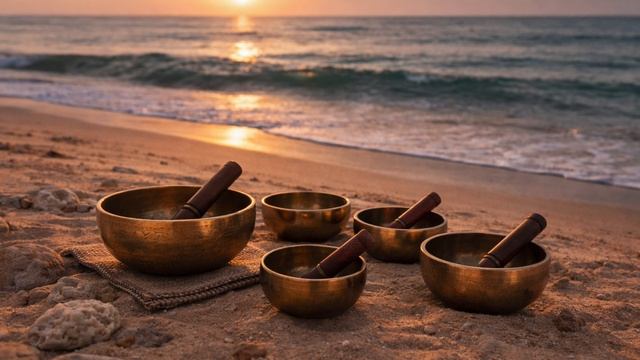 Успокаивающая музыка для сна и медитации — тибетские чаши, энергия звука и глубокий релакс
