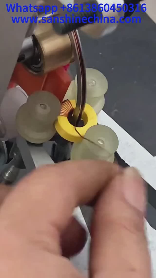 SS900B6 ленточный автомат обмотки двухслойных катушек на ферритовые сердечники