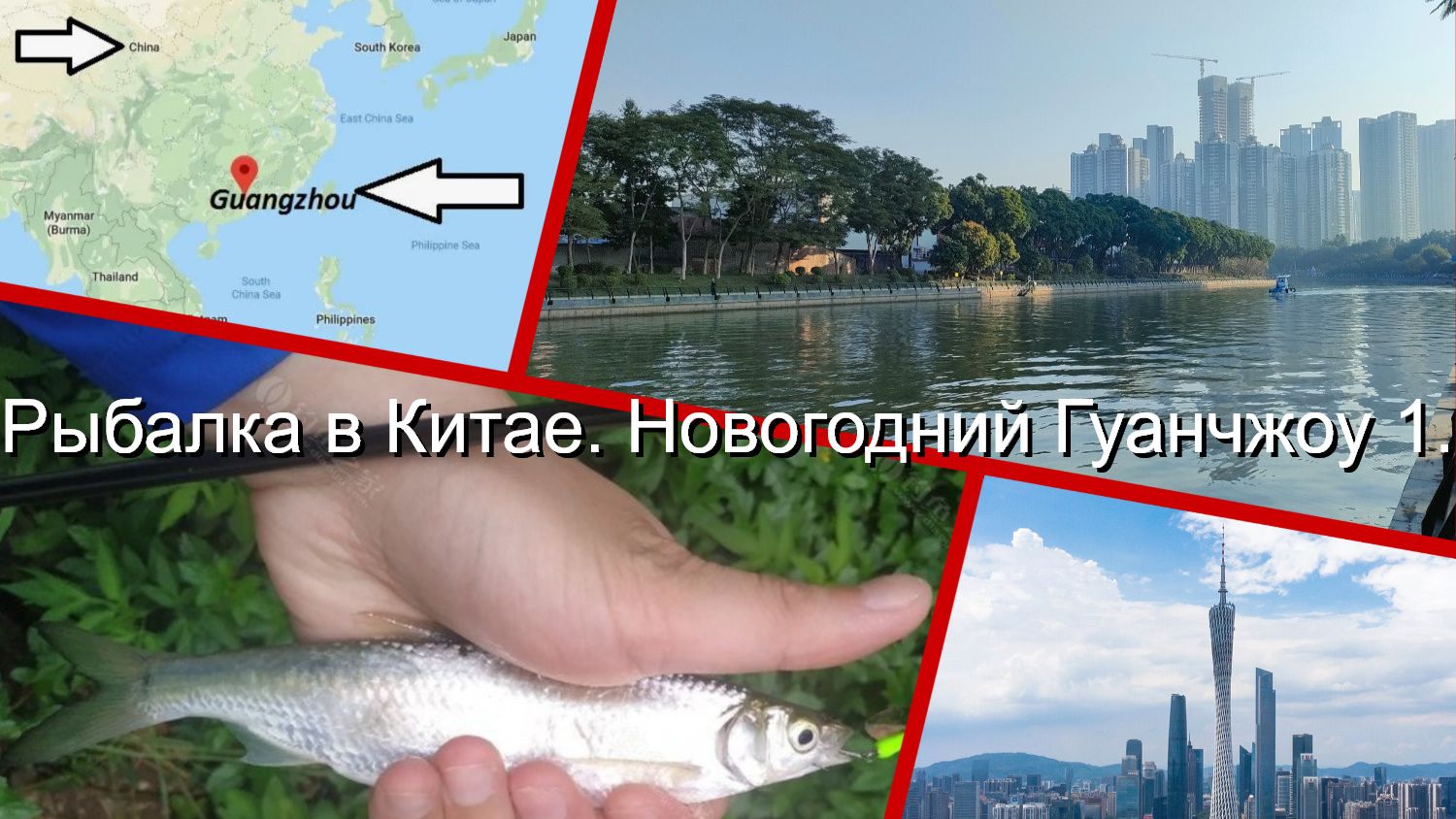 Рыбалка в Китае. Новогодний Гуанчжоу 1.