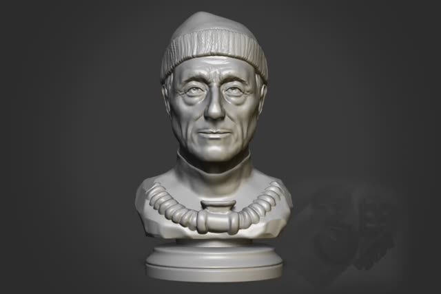 Бюст Жак-Ив Кусто