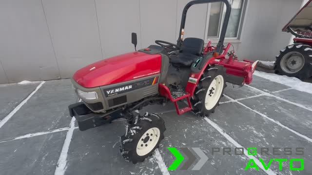 Yanmar F-190 минитрактор японский видеообзор