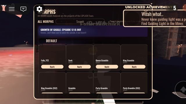 Как получить Guiding light💙 в Growth of Giggle RP.