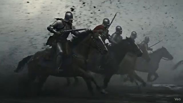 Lakotio атака кавалерии