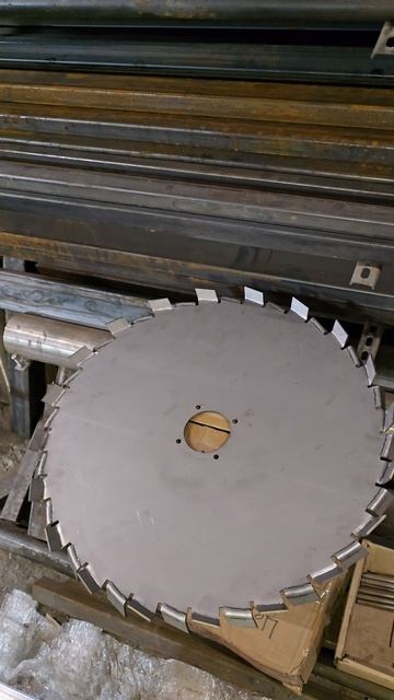 Фреза диспергирующая диаметром 500мм из нержавеющей стали AISI304