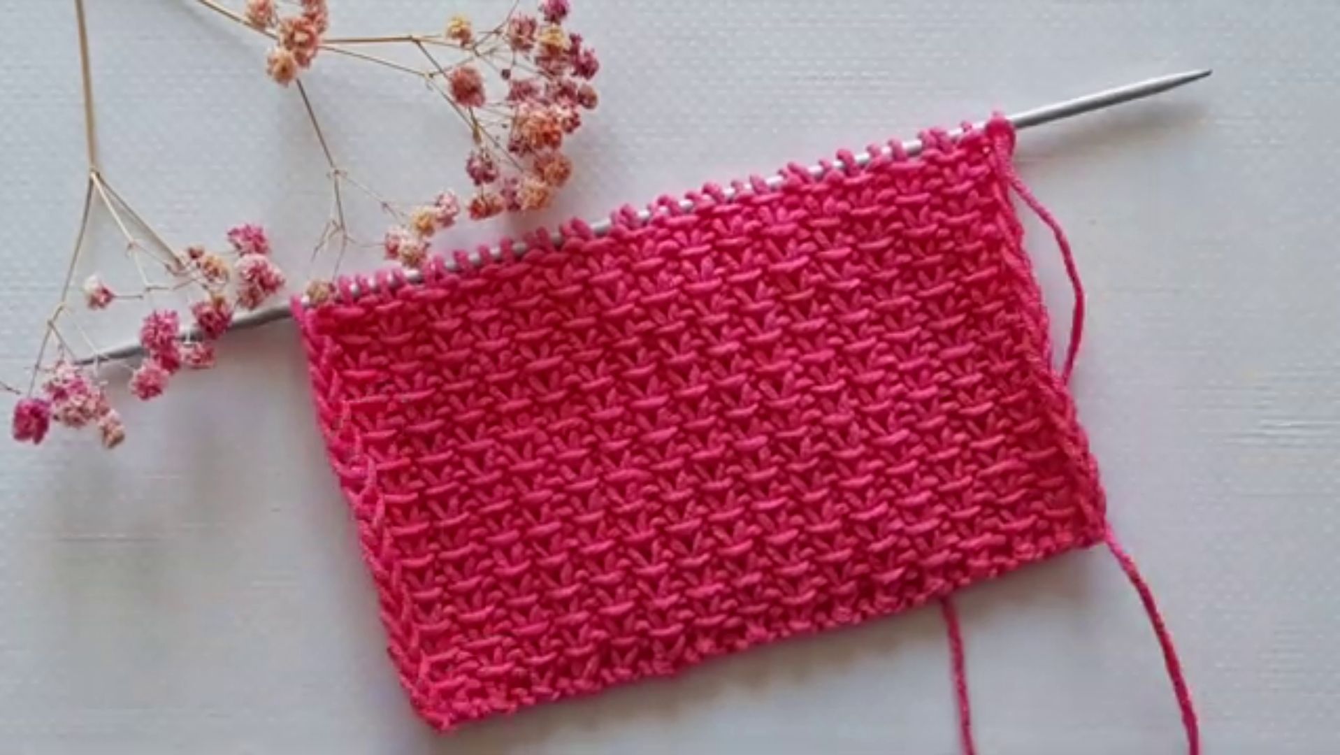 Очень простой узор спицами Плетенка - Вязание спицами для начинающих
