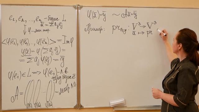 08. Задание линейных операторов матрицами