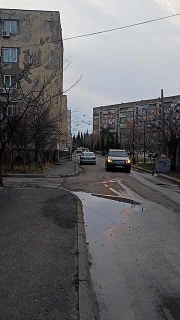 Холодный январь в Рустави (Грузия) 22.01.2026