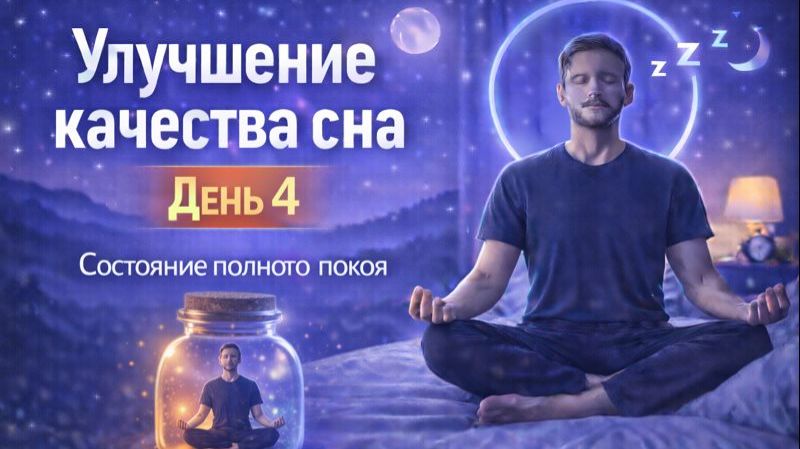 🧘 Медитация для сна. 4 День: Состояние полного покоя
