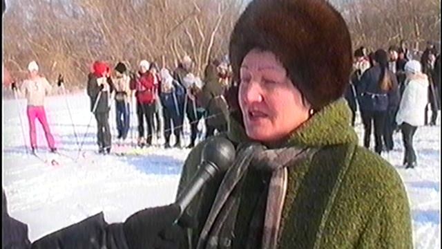 лыжные соревнования школьников  Поспелиха 2005г