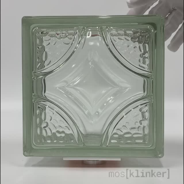 Стеклоблок Vitrablok Деко 19x19x8 - Бесцветный