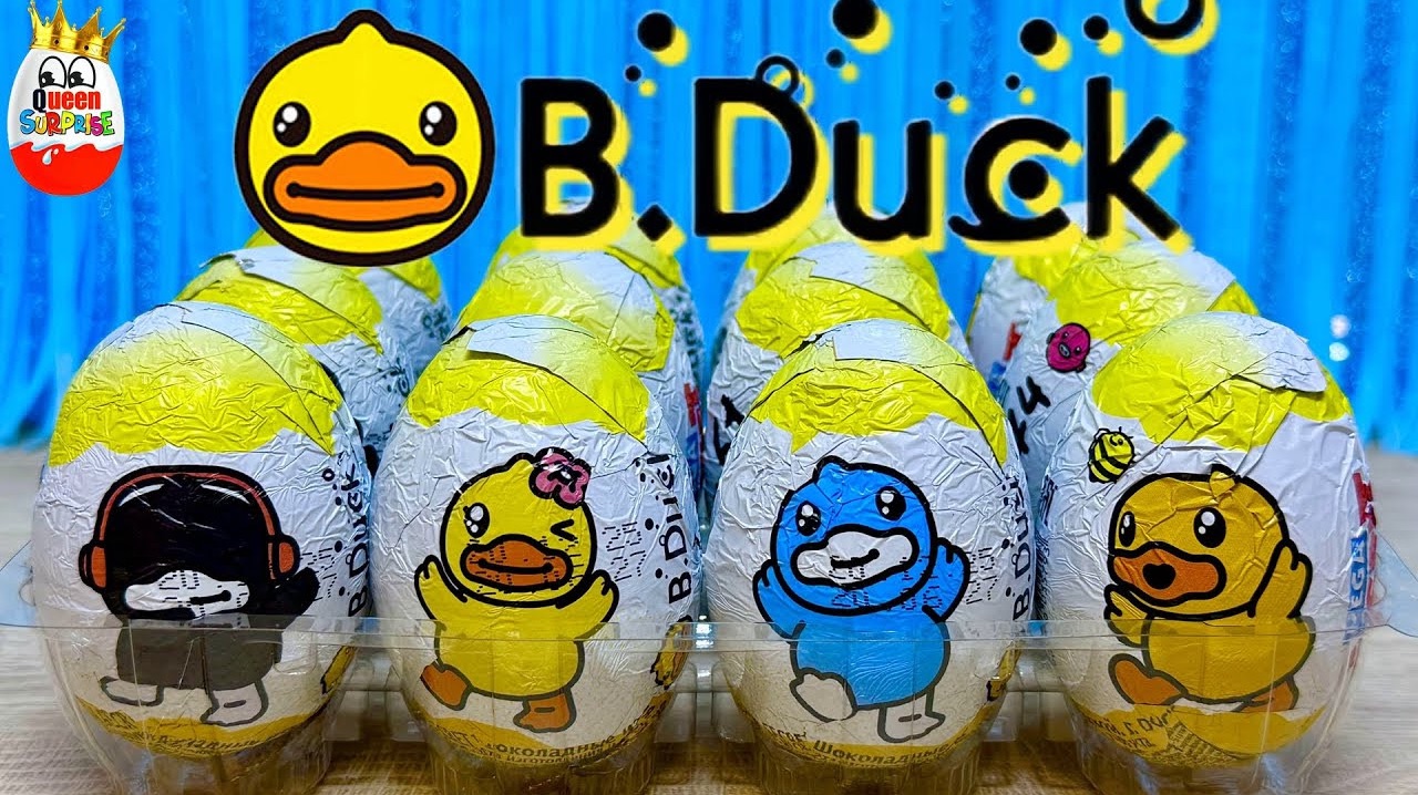 B.Duck Mega Secret!НОвая серия 3Д Уточки,Сюрпризы,Шоколадные яйца Сладкая Сказка,Surprise unboxing