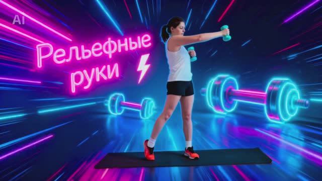 Тренировка для СТРОЙНЫХ и РЕЛЬЕФНЫХ РУК 💪🏼🔥