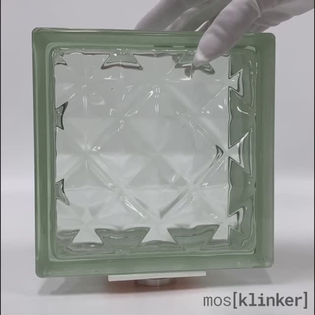 Стеклоблок Vitrablok Пирамида 190x190x80 - Бесцветный