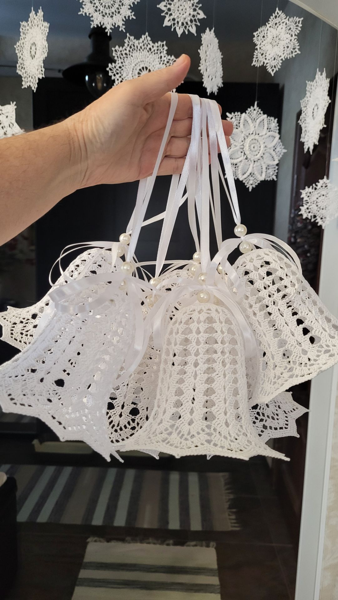 Я их связала! Колокольчики крючком! #bell #колокольчик #crochet #елочнаяигрушка #christmasbell