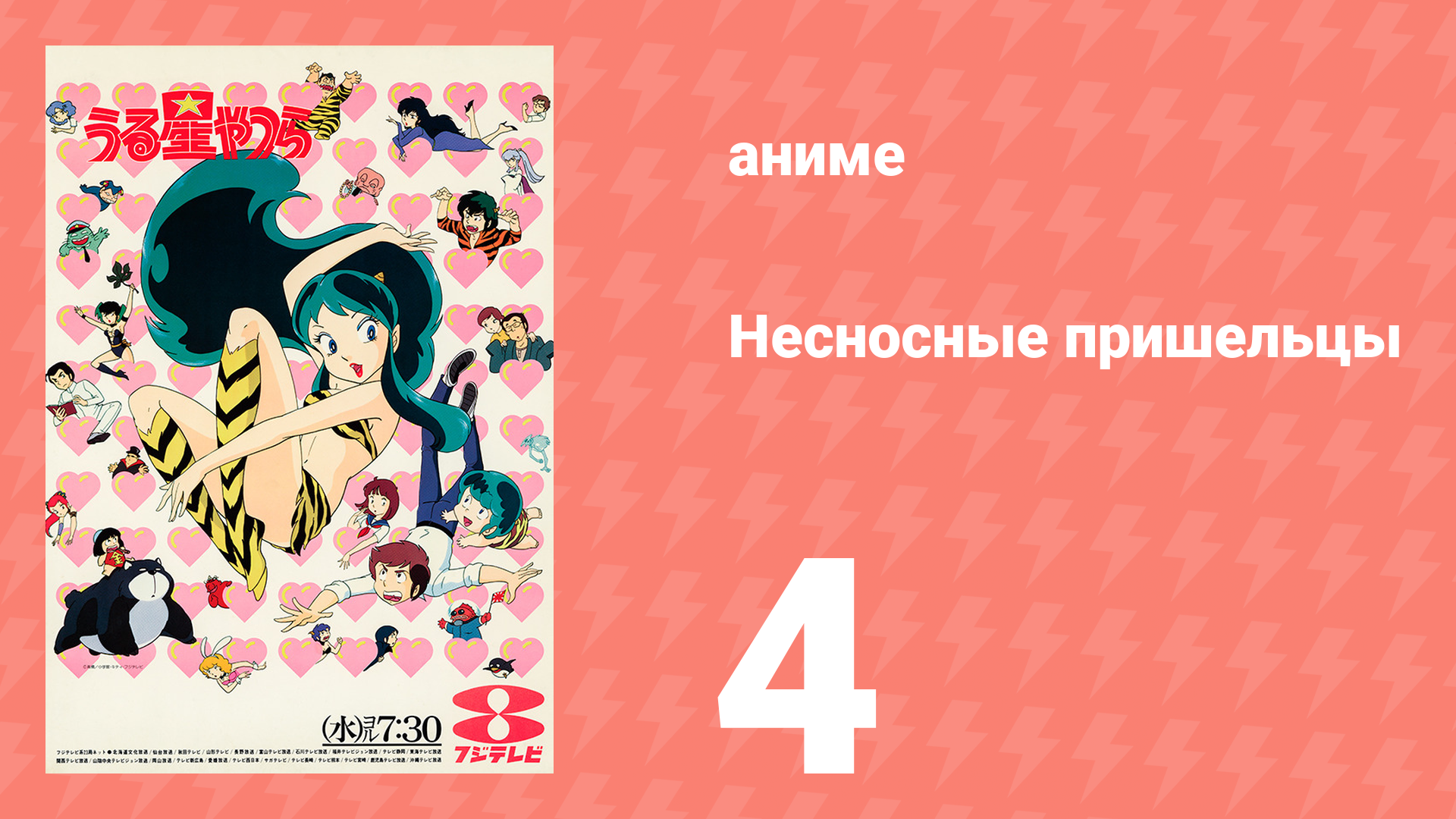 Несносные пришельцы 4 серия (аниме-сериал, 1981)