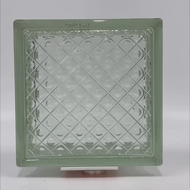 Стеклоблок Vitrablok - Империал - ДМ Бесцветный 197x197x80
