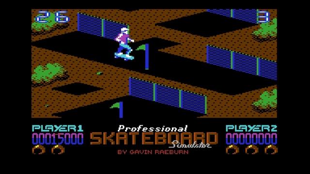 Pro Skateboard Simulator [Commodore 64]
