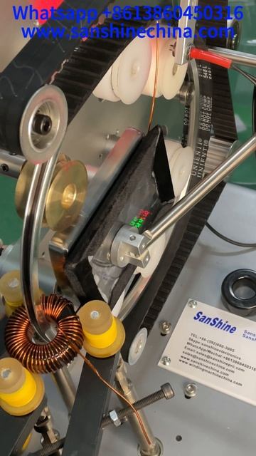 SS900B8-9 автомат обмотки толстой проволоки 1.3мм для тороидальных дросселей