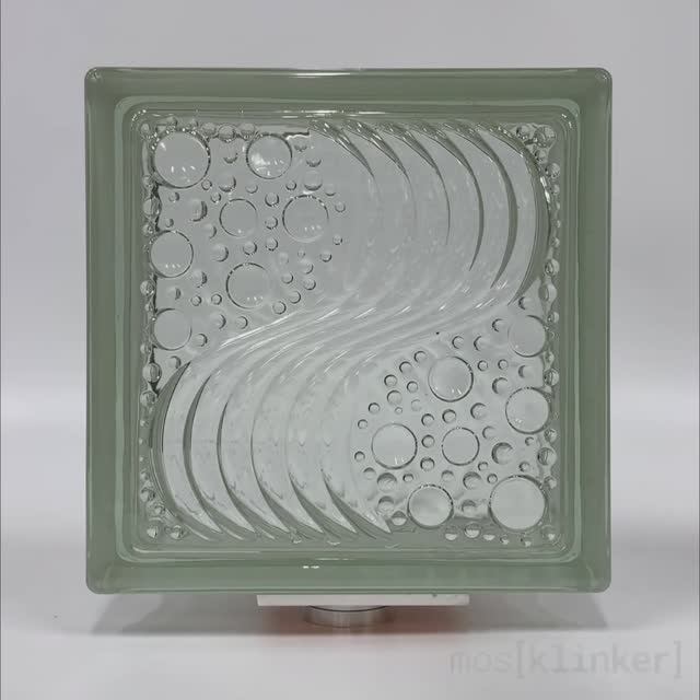 Стеклоблок Vitrablok Морской 19x19x8 - Бесцветный