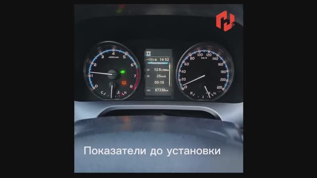 Toyota RAV4 2015 г.в. пробег 80 000 было 12.6 л. стало 7.3 л. #водородный_генератор_для_автомобиля