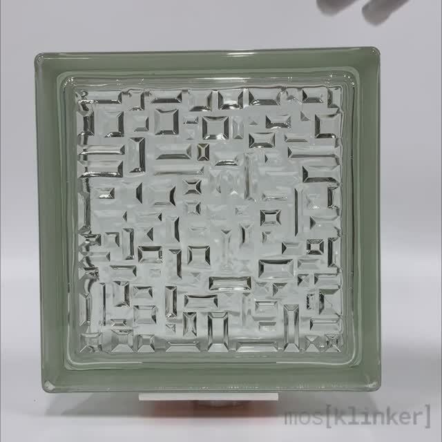 Стеклоблок Vitrablok Майя 19x19x8 - Бесцветный