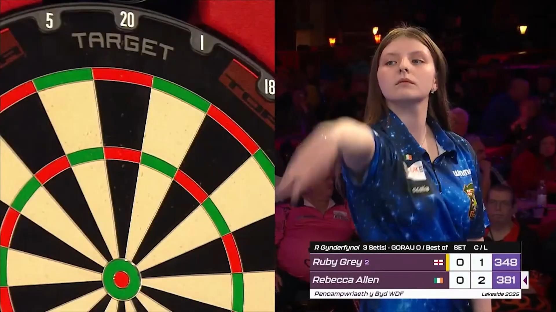 ДАРТС/ Руби Грей против Ребекки Аллен | Полуфинал