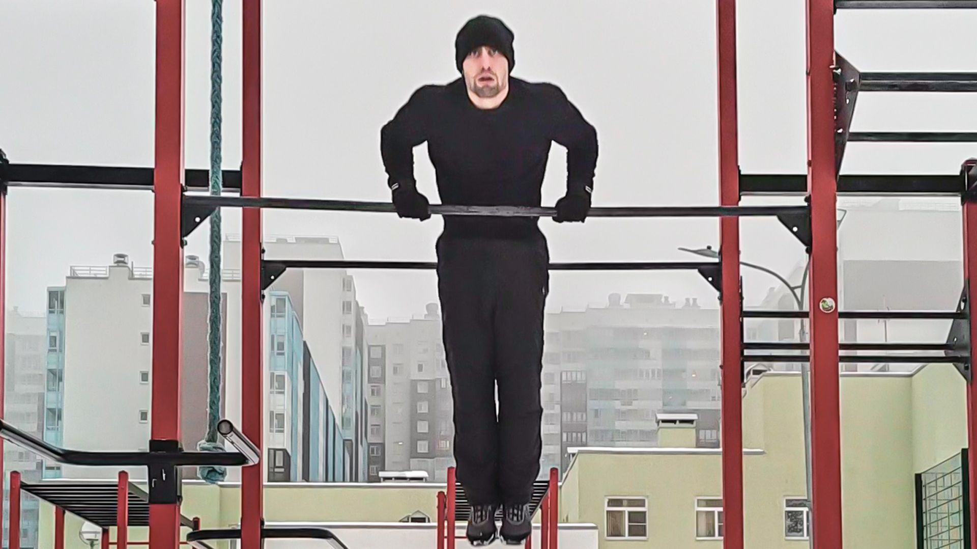 Выматывающий СЕТ для РАЗВИТИЯ общей СИЛОВОЙ ВЫНОСЛИВОСТИ со СВОИМ ВЕСОМ в мороз -10°C