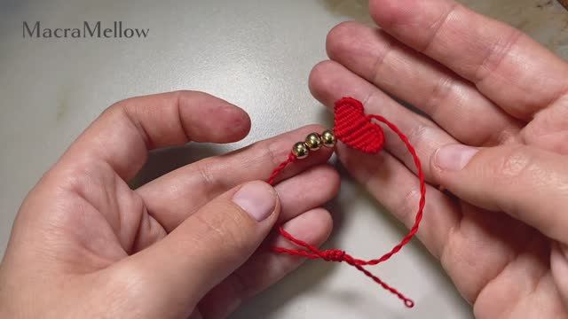Фенечка «Сердечко» ♥️ макраме мастер-класс