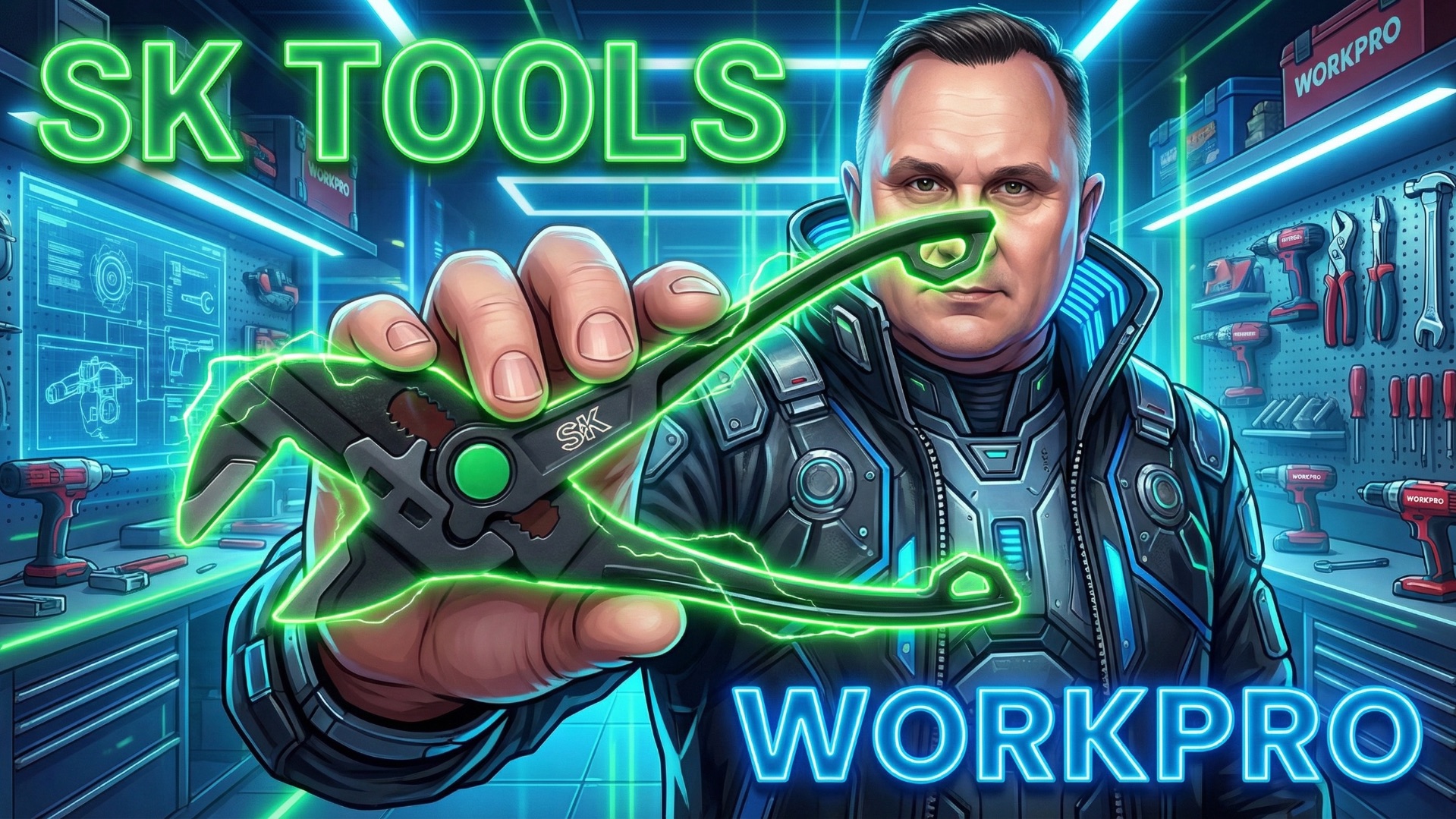 Переставные клещи SK Tools SK02184 и не только