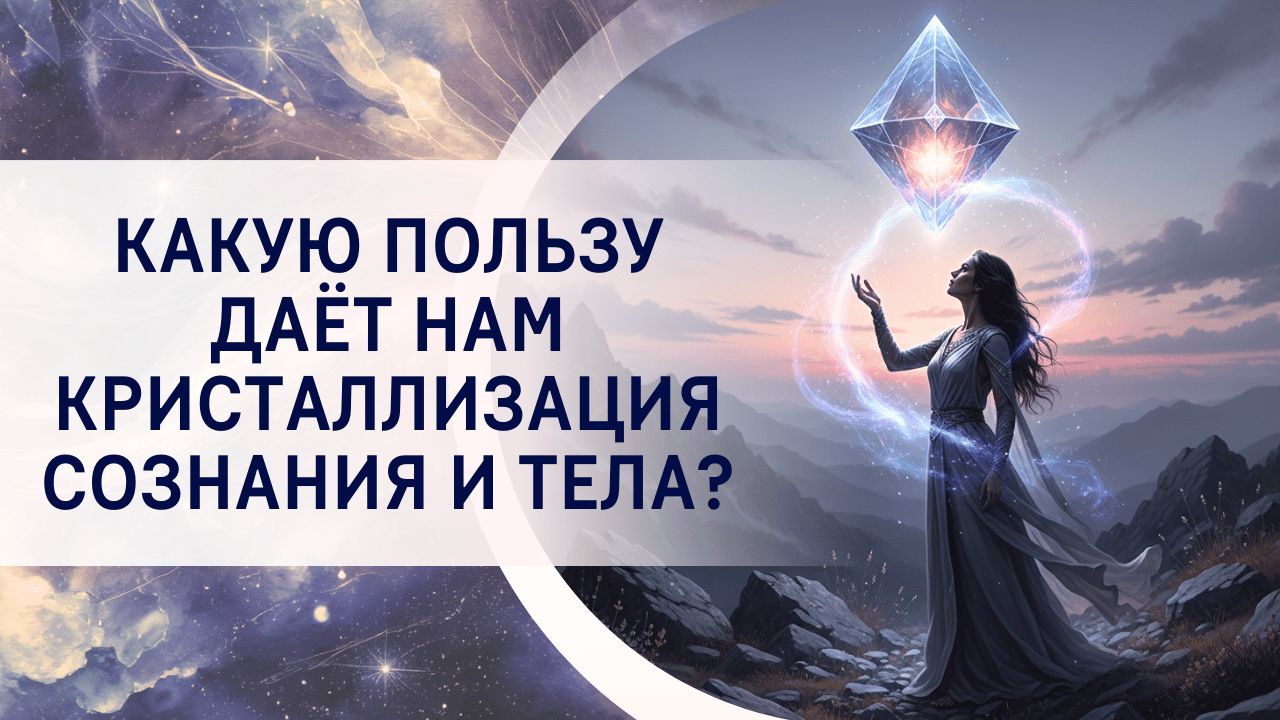 Какую пользу даёт нам кристаллизация сознания и тела?