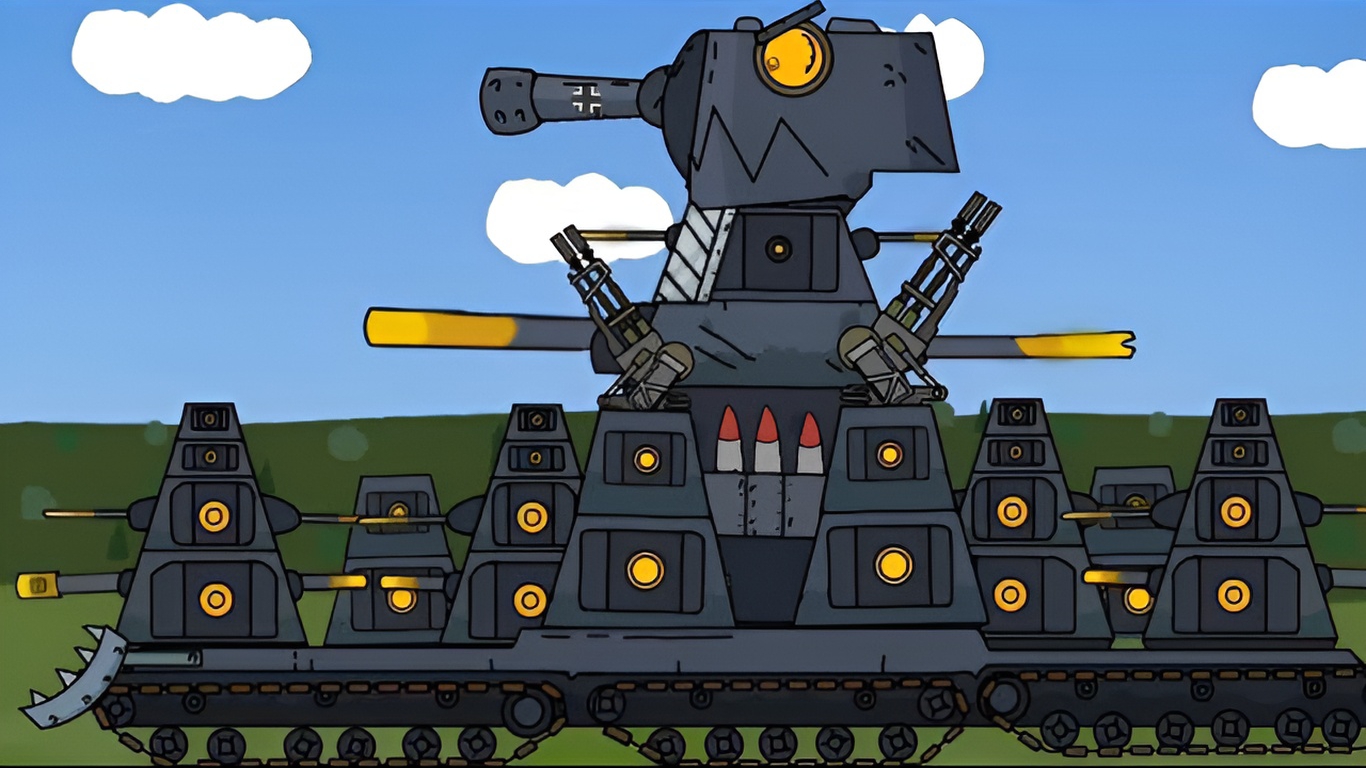 Создание Демонического КВ-44 2.0 — мультики про танки