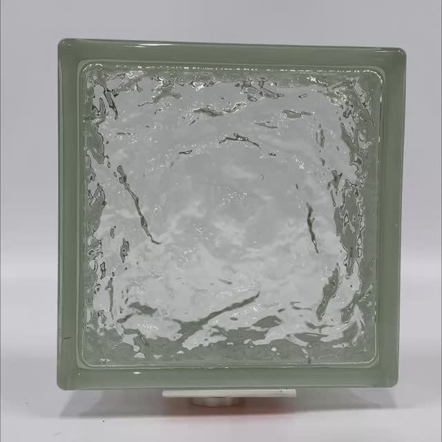Стеклоблок Vitrablok - Империал - Айс бесцветный 197x197x80