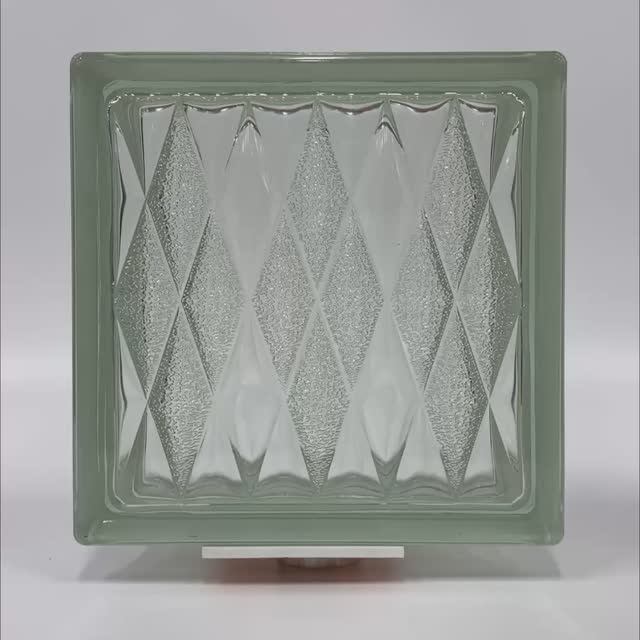 Стеклоблок Vitrablok Ромбы 19x19x8 - Бесцветный