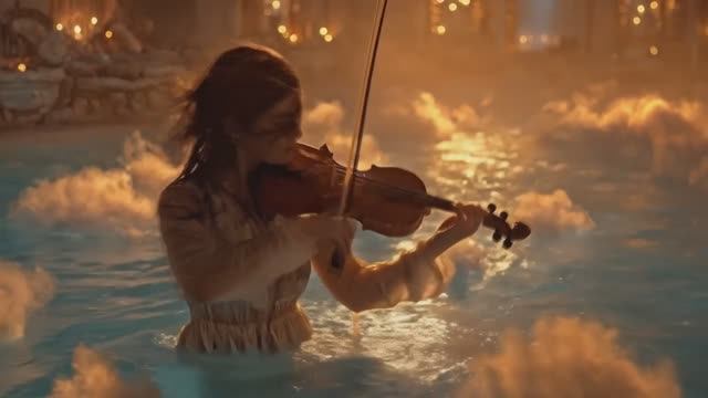 Когда скрипка встречается с металлом - кинематографично, футуристично и гипнотизирующе