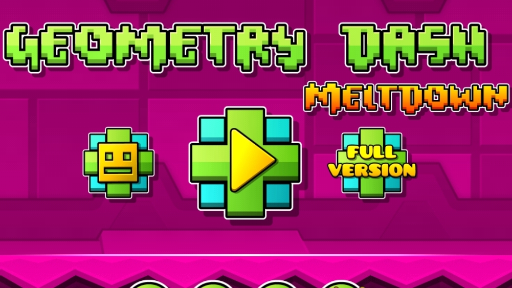 Я играю в Geometry Dash Meltdown!